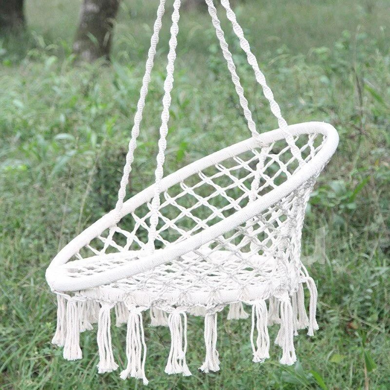 Кресло-качеля макраме — купить в Красноярске. Состояние: Б/у. Всё для ...
