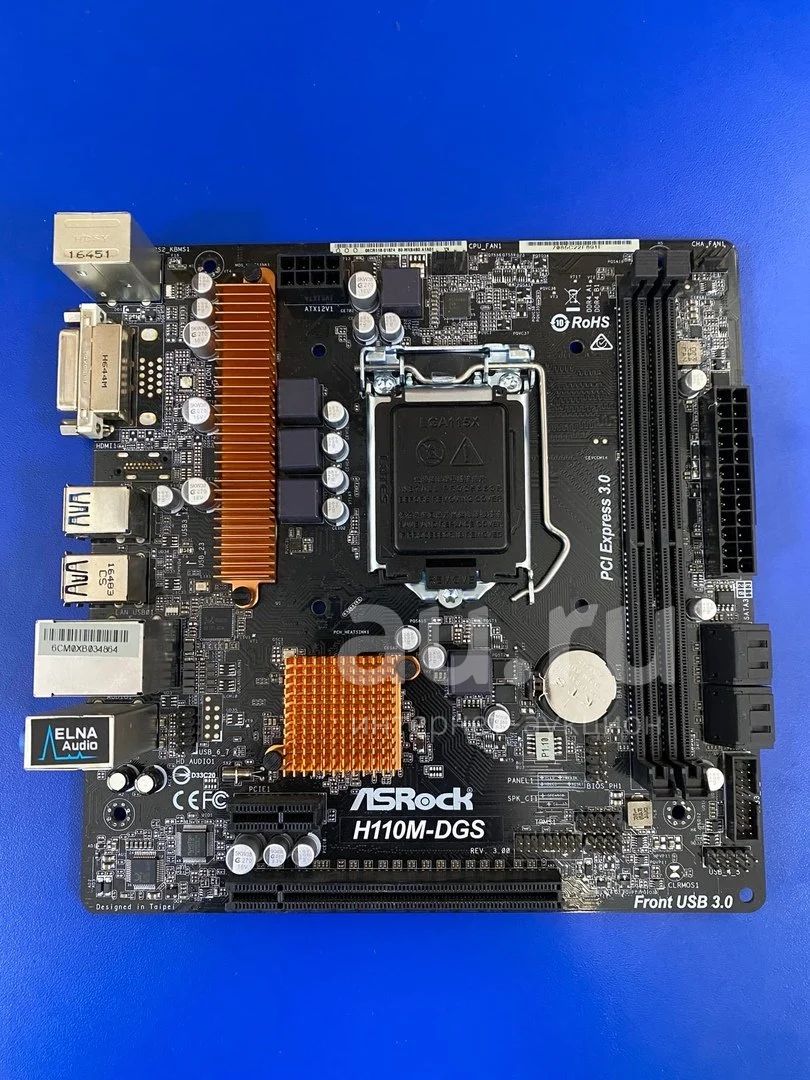Материнская плата Asrock H110M-DGS ( 1151) (268018) — купить в ...