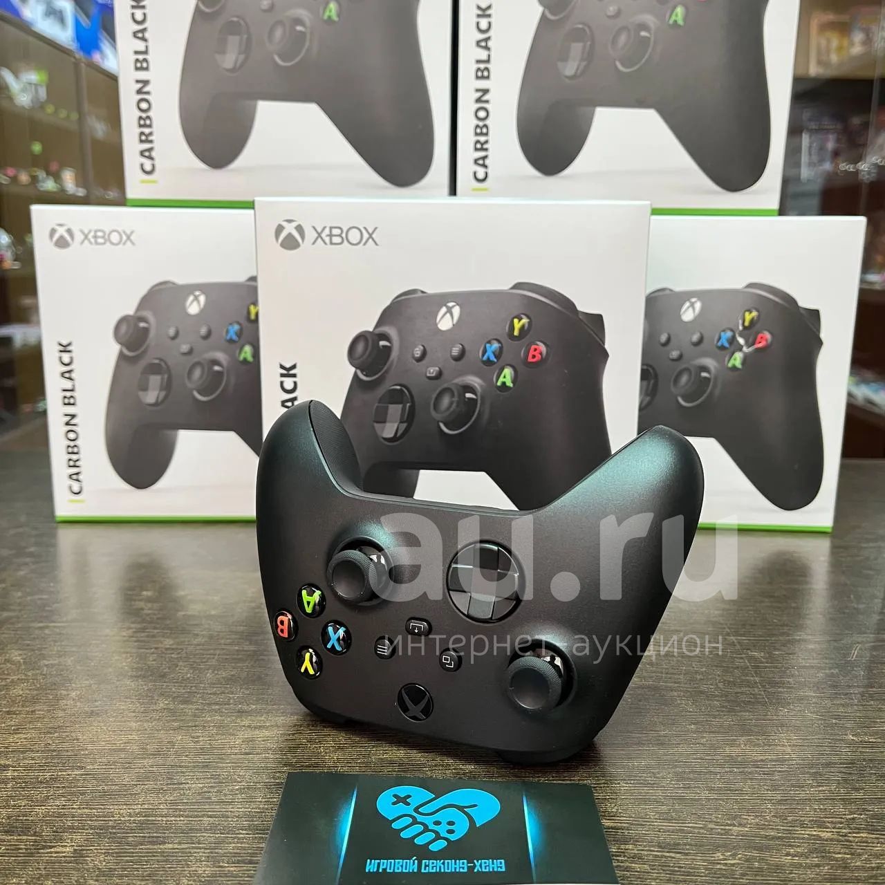 Оригинальный геймпад Xbox Series и One. 1914 Carbon Black Черный ...