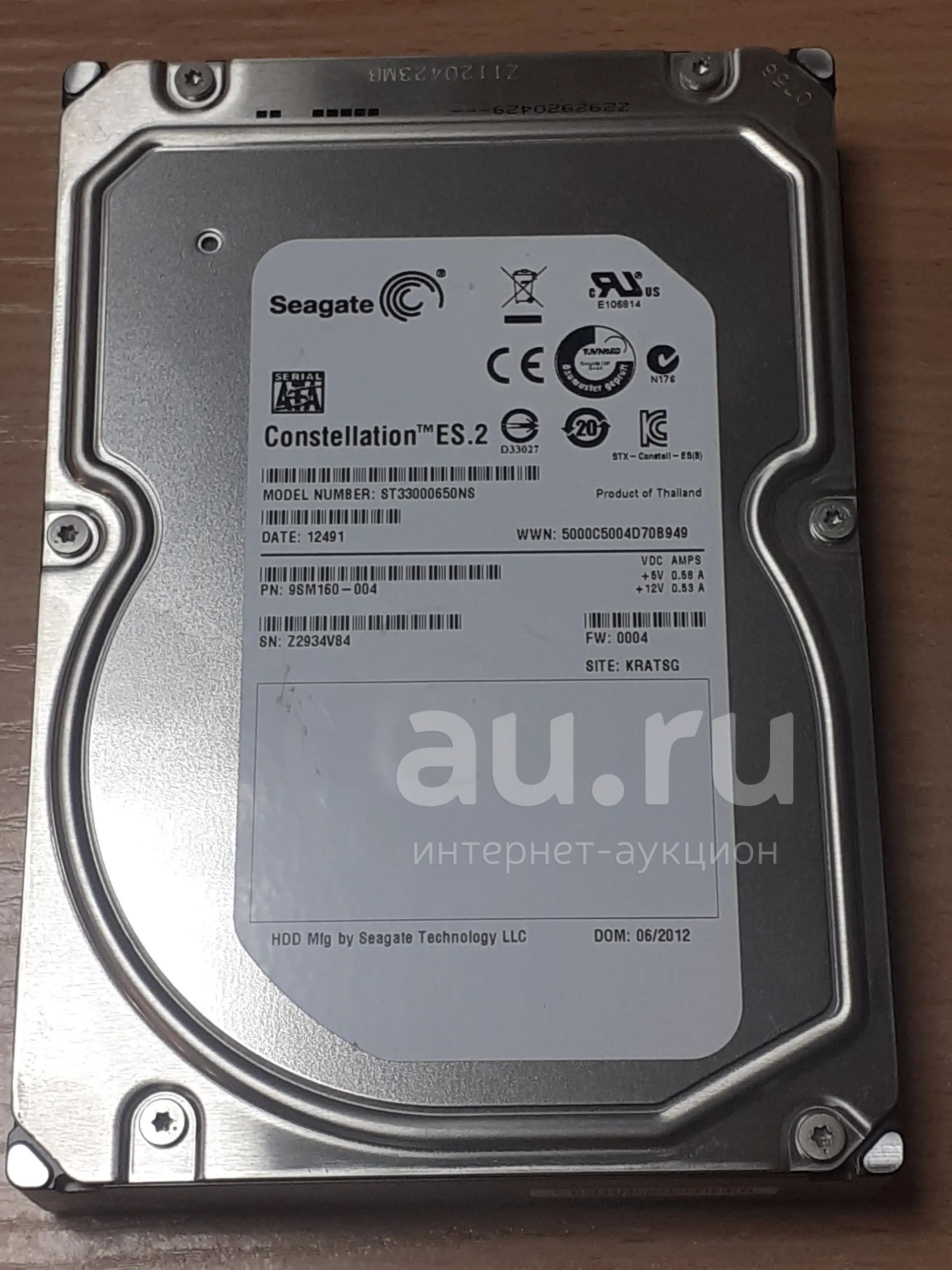 Жесткий диск 3TB Seagate Sata 3. формат 3.5" в отличном состоянии. 3000 ...