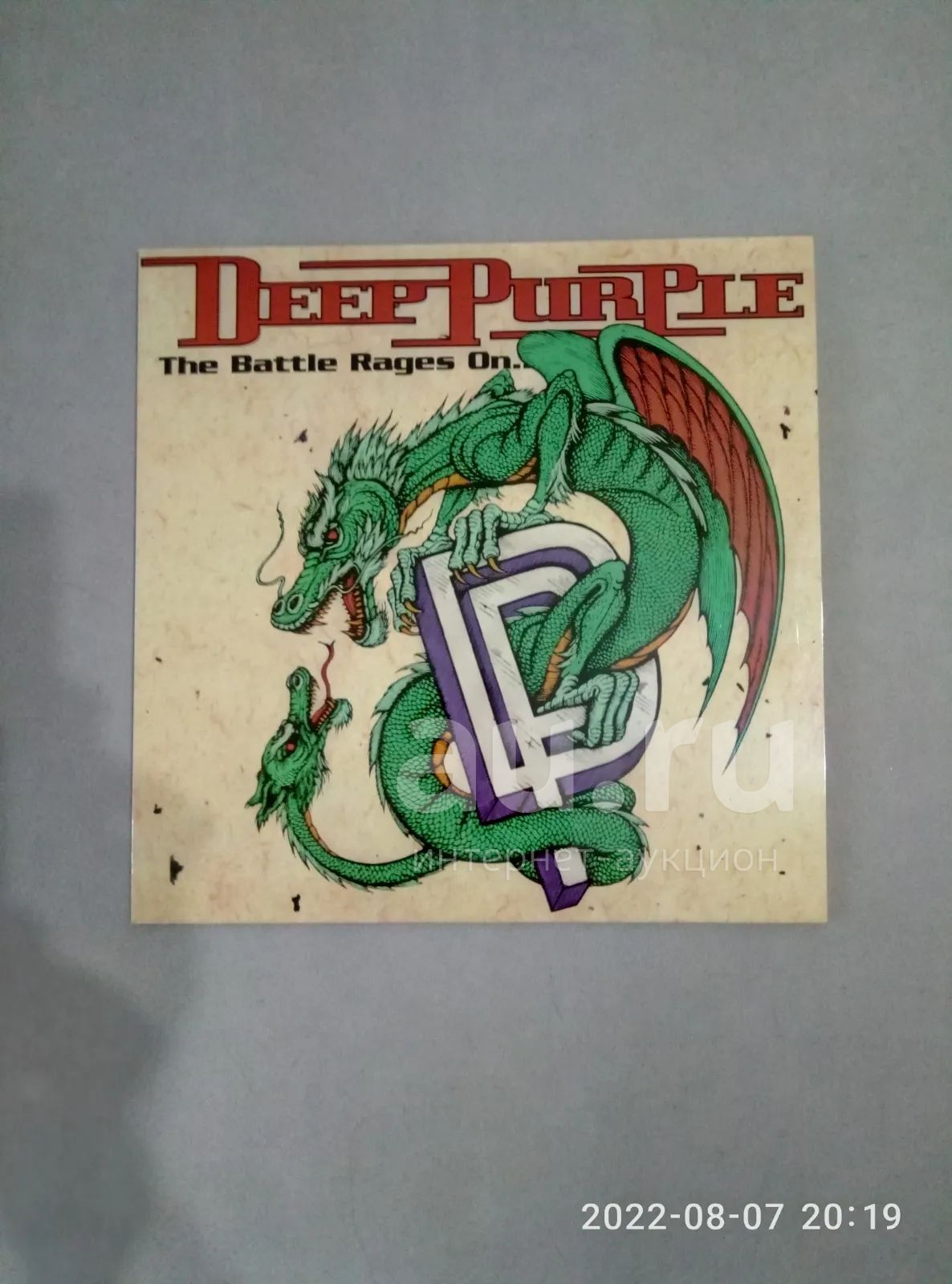 Deep Purple "The Battle Rages On…" 1993 LP Виниловая пластинка — купить в Красноярске. Состояние ...