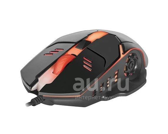 Проводная оптическая мышь Ultra Gloss MB-490, черная, 52490 recommended ...