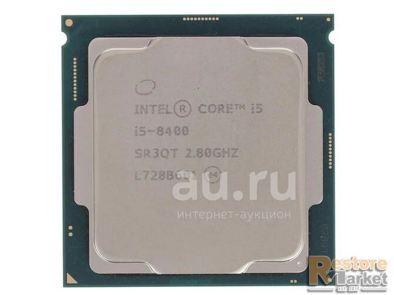 Процессор {Intel, LGA1151-v2, Core i5-8400, 6 ядер, 6 потоков, 2.8 ГГц ...
