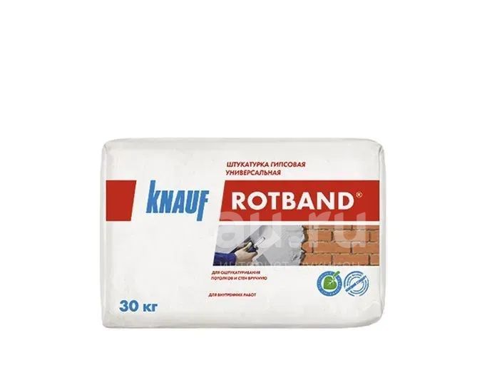 Штукатурка Knauf Ротбанд 30кг — купить в Красноярске. Состояние: Новое ...