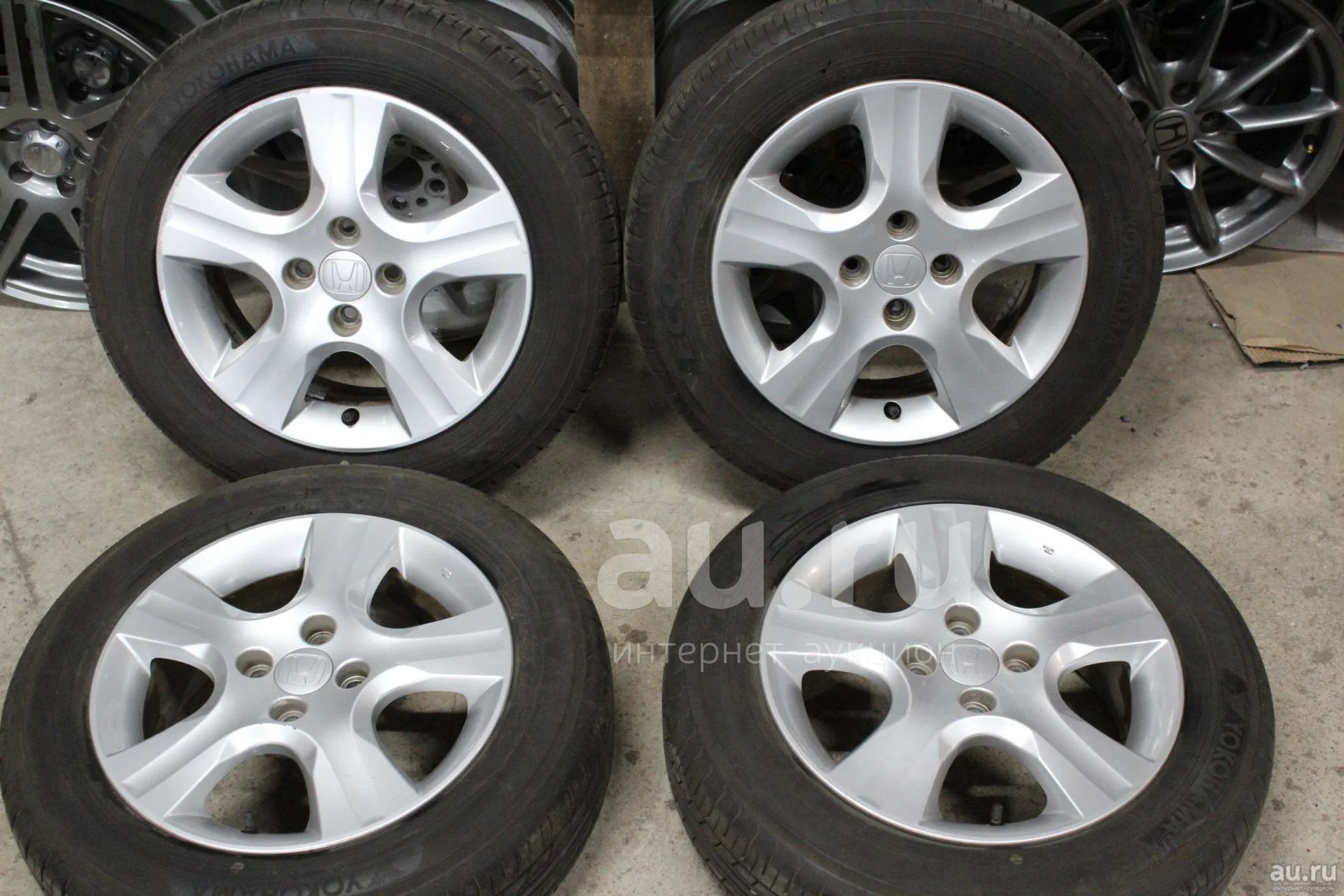 Диски Оригинал Honda Freed Fit R15 4/100 5.5J +45 Без пробега по рф ...