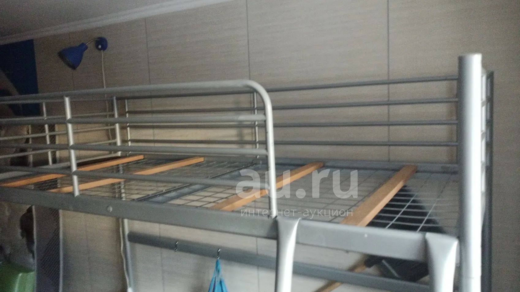 Кровать-чердак подростковый, ИКЕА, металлическая. 200*90 — купить в ...