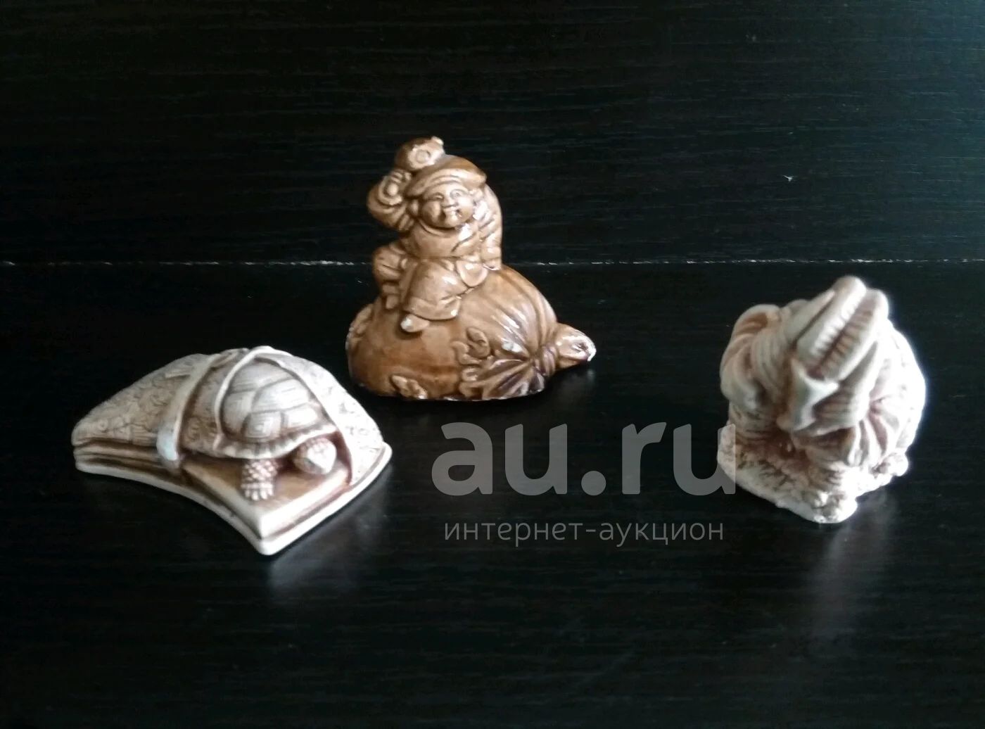 Фигурки Нэцкэ - 3 шт. одним лотом — купить в Красноярске. Состояние: Б ...