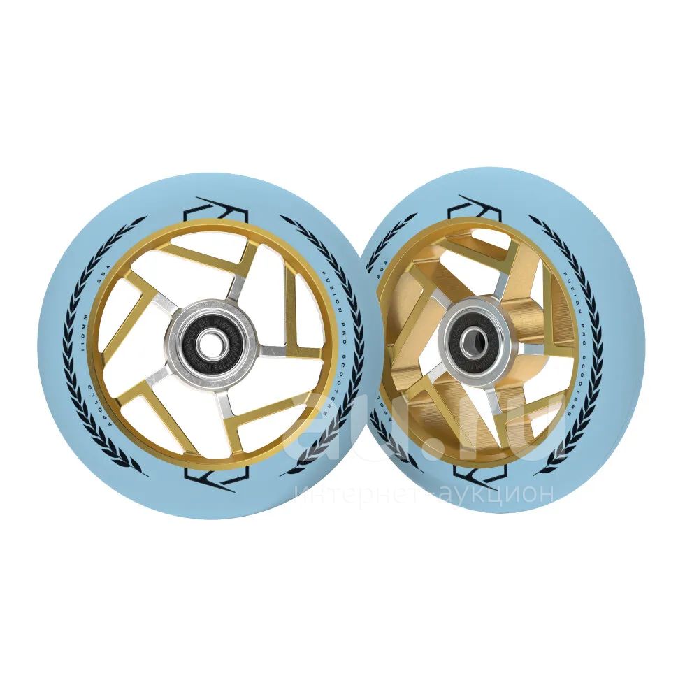 Колесо для ТРЮКОВОГО самоката Fusion 110мм Apollo Wheel Baby Blue ...