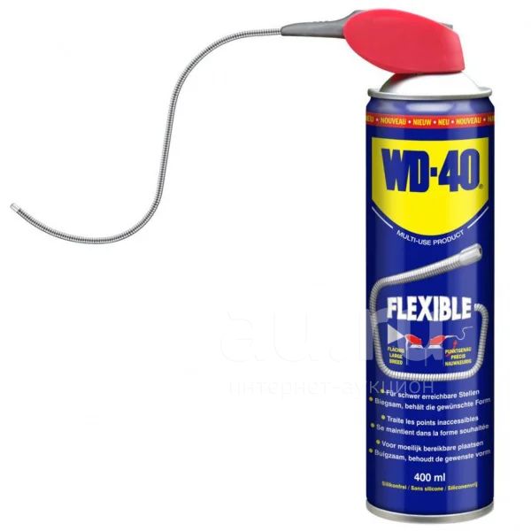 Смазка WD-40 400 мл FLEXIBLE NEW — купить в Красноярске. Масла ...