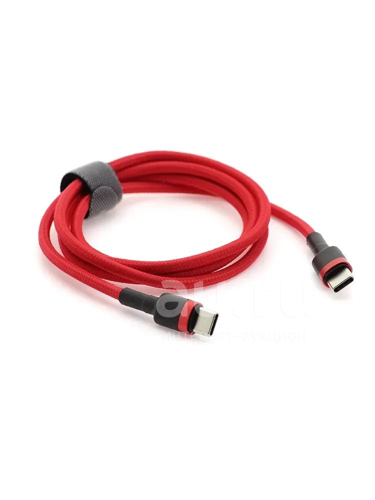 Кабель Baseus Cafule Cable USB Type C - USB Type C 1м 3А - Красный ...