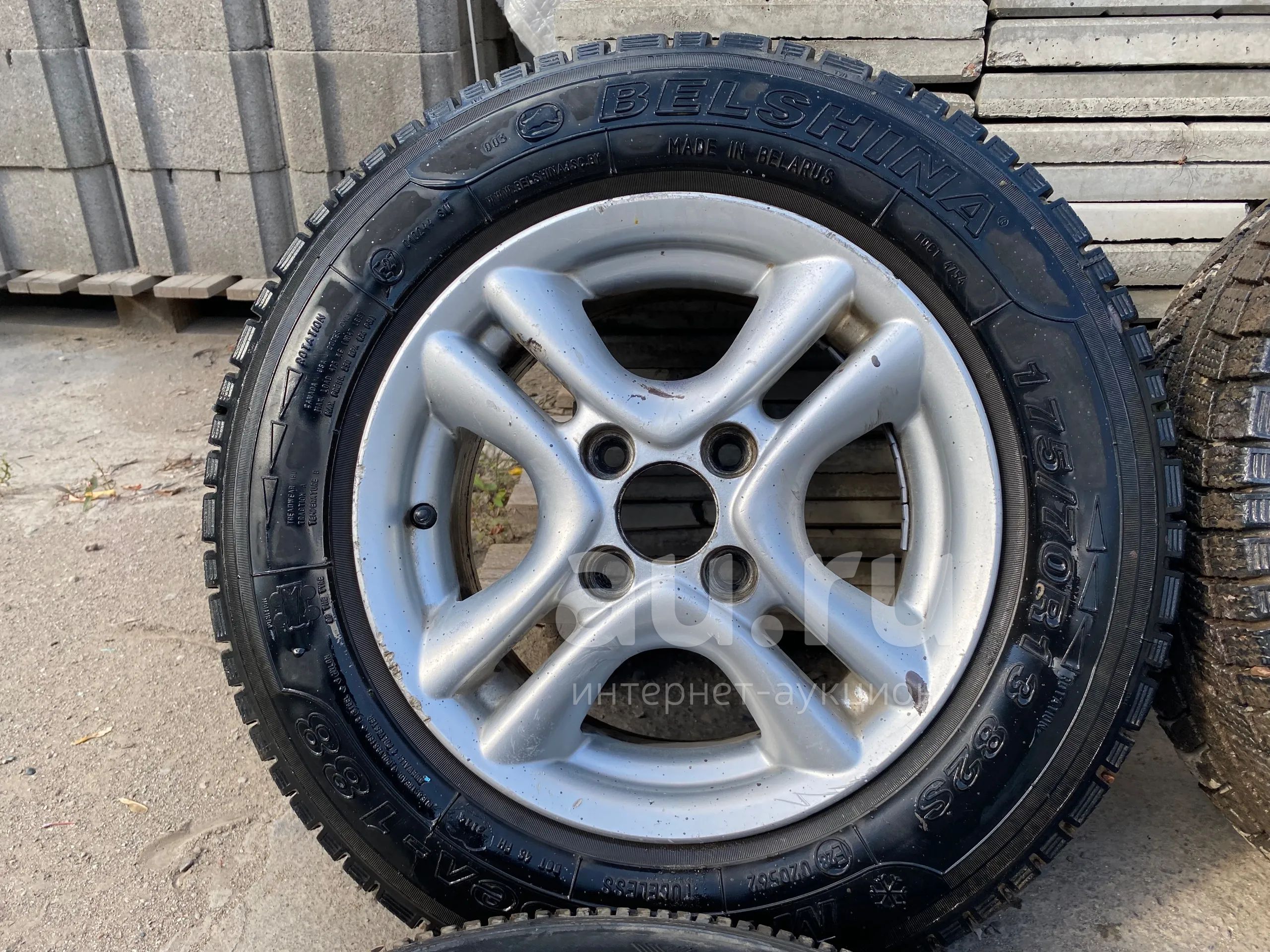 Колёса r13 4*100 — купить в Красноярске. Состояние: Б/у. Шины на дисках ...