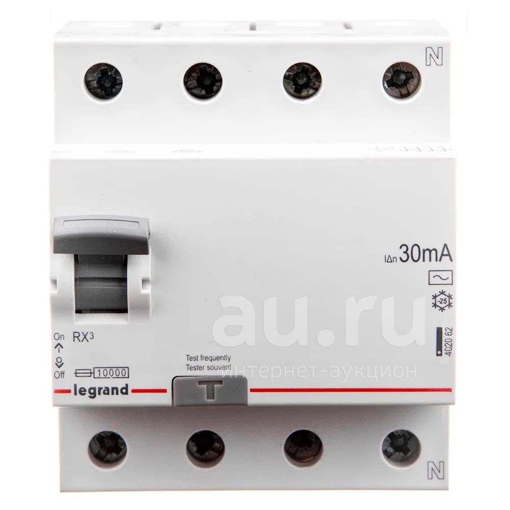 Узо Legrand тx3 4П 40А 30мА AC — купить в Красноярске. Состояние: Новое ...