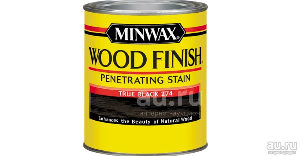 Морилка Minwax Wood Finish 274 True Black (черный) 236ml. Морилка для ...