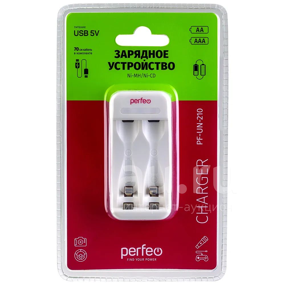 З У Perfeo Pf Vn 210 Ni Mh Cd 220v 2 слота Aa Aaa 9v таймер