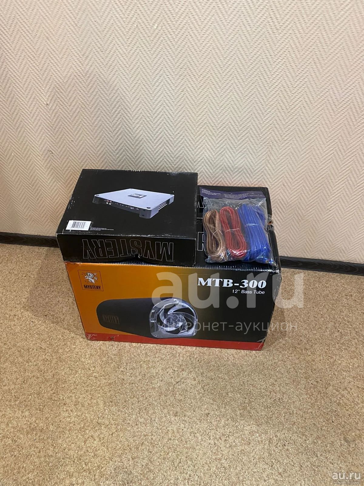 Комплект авто звука (новый) сабвуфер Mystery MTB-300 усилителе mystery ...