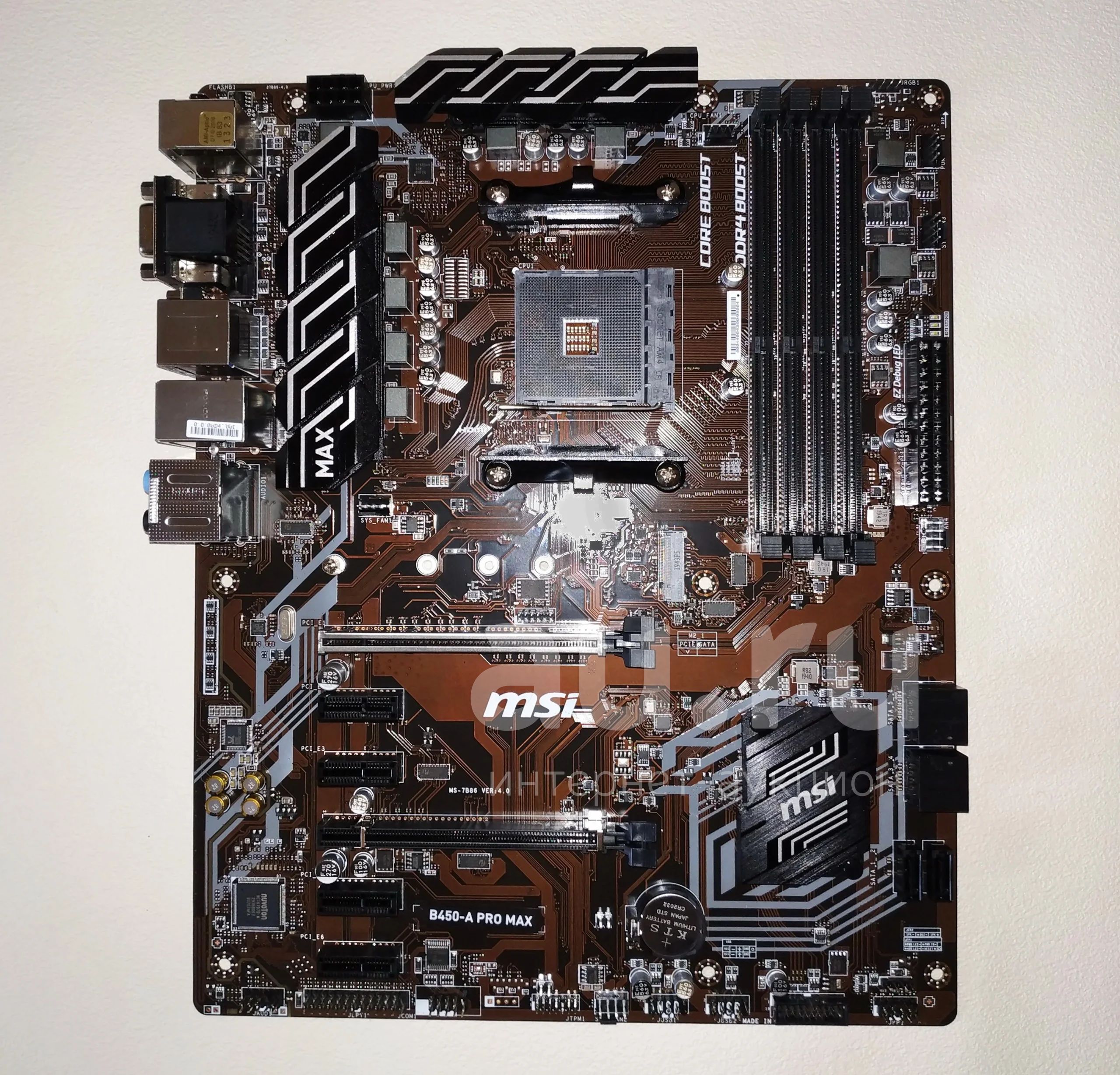 MSI B450 a-pro max (материнская плата AM4) — купить в Красноярске ...