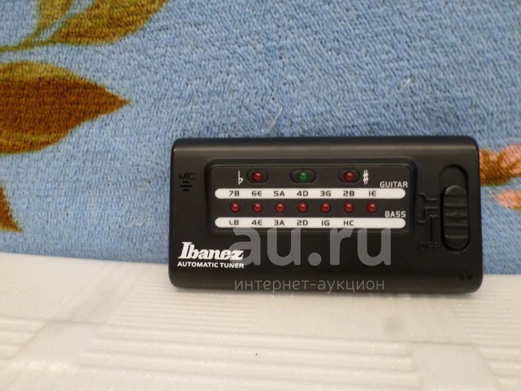 Тюнер для настройки гитары Ibanez. — купить в Красноярске. Состояние: Б ...