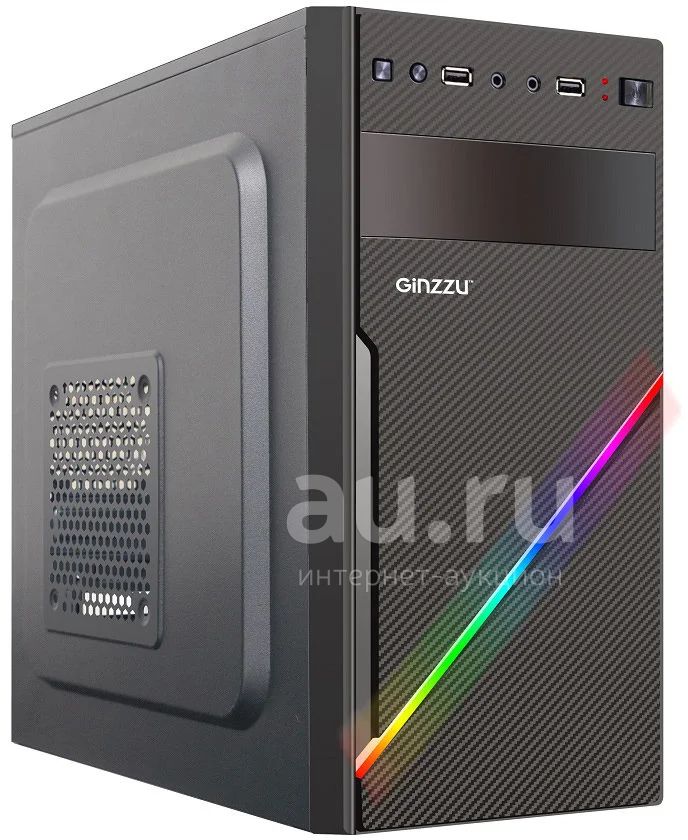Корпус mATX Ginzzu,RGB подсветка ,новый. — купить в Красноярске ...