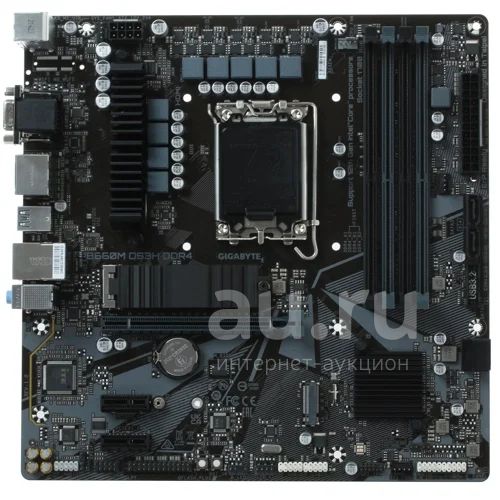 Материнская плата {LGA 1700} GIGABYTE B660M DS3H DDR4 {б/у} Intel B660 ...