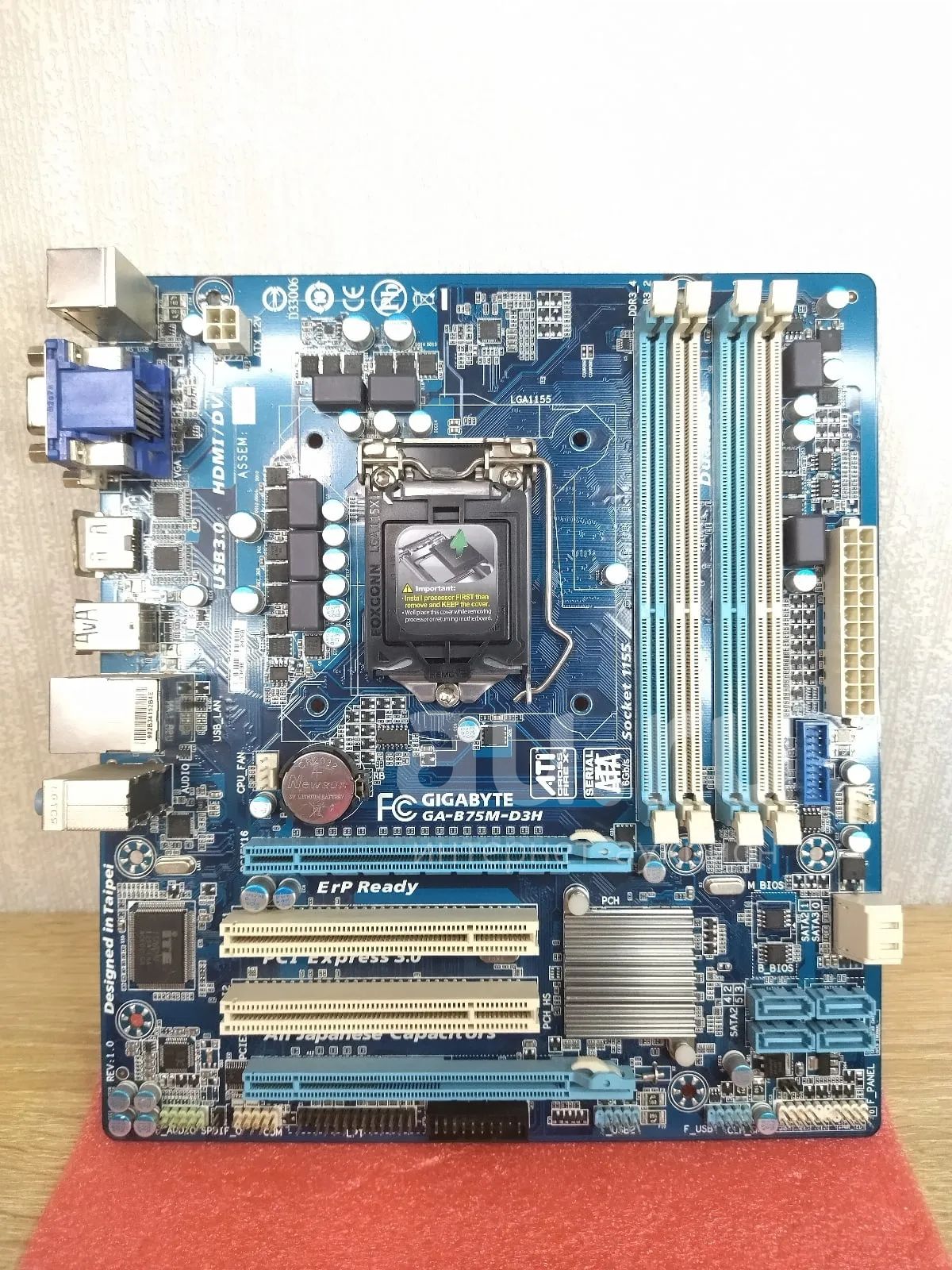 Материнская плата Gigabyte GA-B75M-D3H, LGA 1155 — купить в Красноярске ...