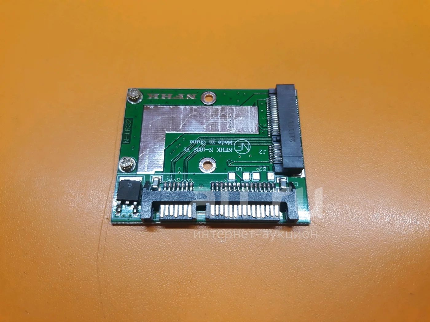 Переходник, адаптер, конвертер mSATA, mini-SATA -- 2.5 SATA. Подключаем ...