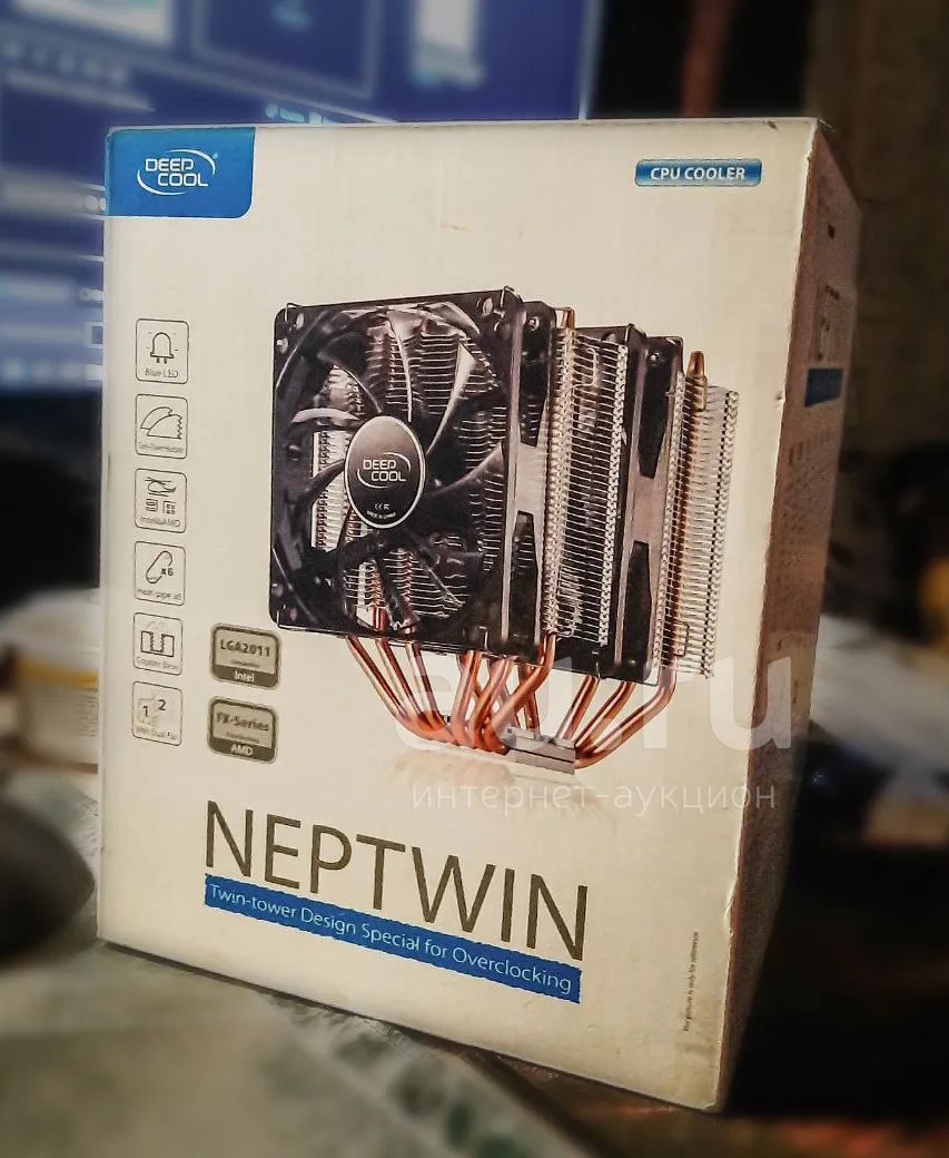 Башенный кулер DeepCool Neptwin — купить в Красноярске. Состояние: Б/у ...