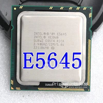 Процессор 6 ядер 12 потоков 2.4G Boost 2.8G Intel Xeon E5645 Gulftown ...