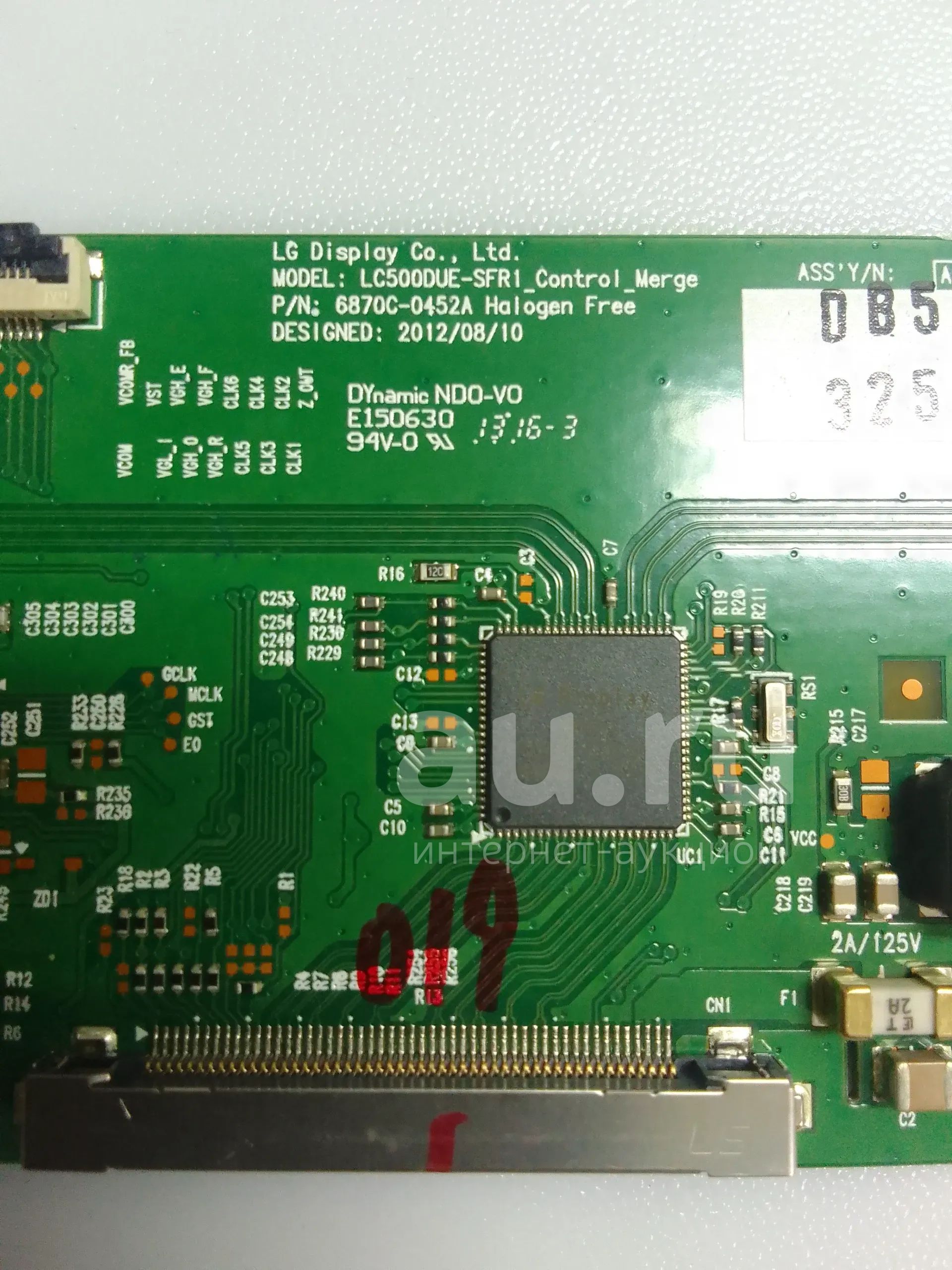 T-CON 6870C-0452A телевизора Panasonic TX-LR50B6 панель LC500DUE (SF ...