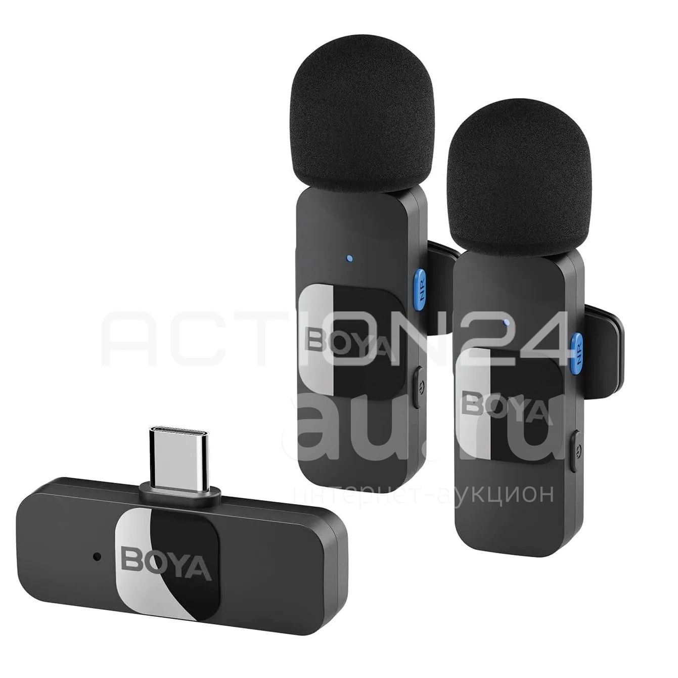 Петличный микрофон Boya BY-V20 Type-C (2 микрофона) — купить в ...