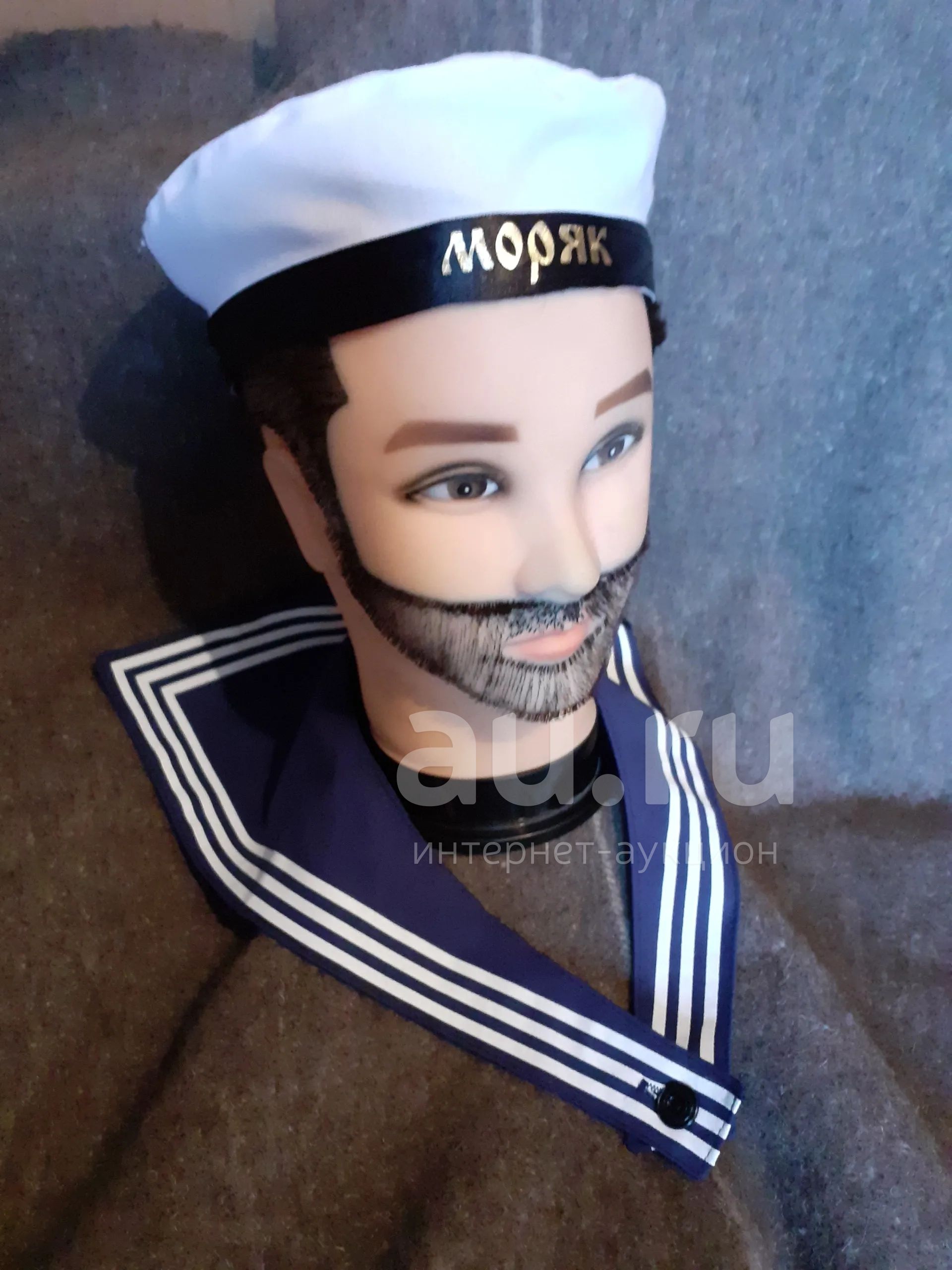 прокат,аренда,Бескозырка Моряк с воротником(гюйсом),детские,в наличии ...