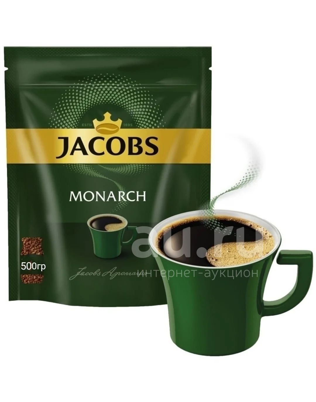 Растворимый кофе Jacobs с арабикой 500гр/ Якобс — купить в Красноярске ...