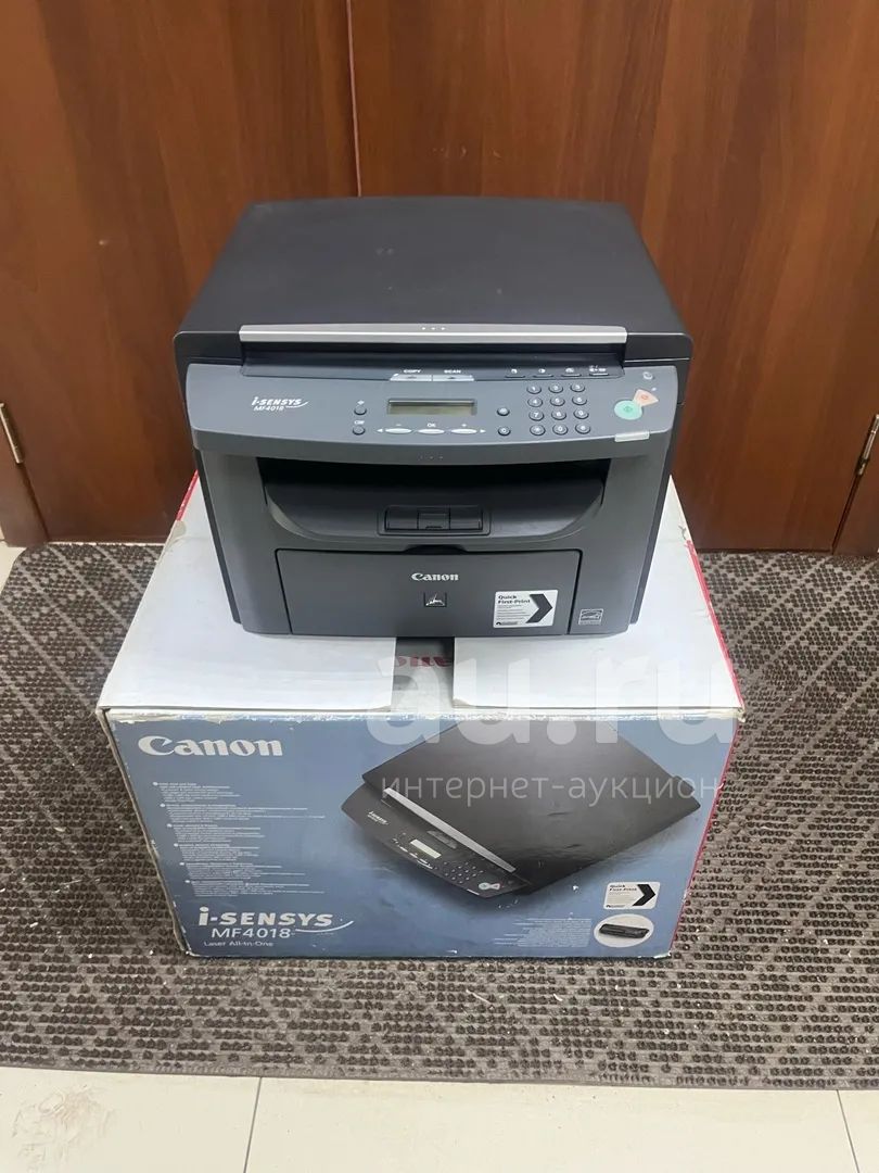 МФУ лазерное Canon i-sensys MF4018 — купить в Красноярске. Состояние: Б ...