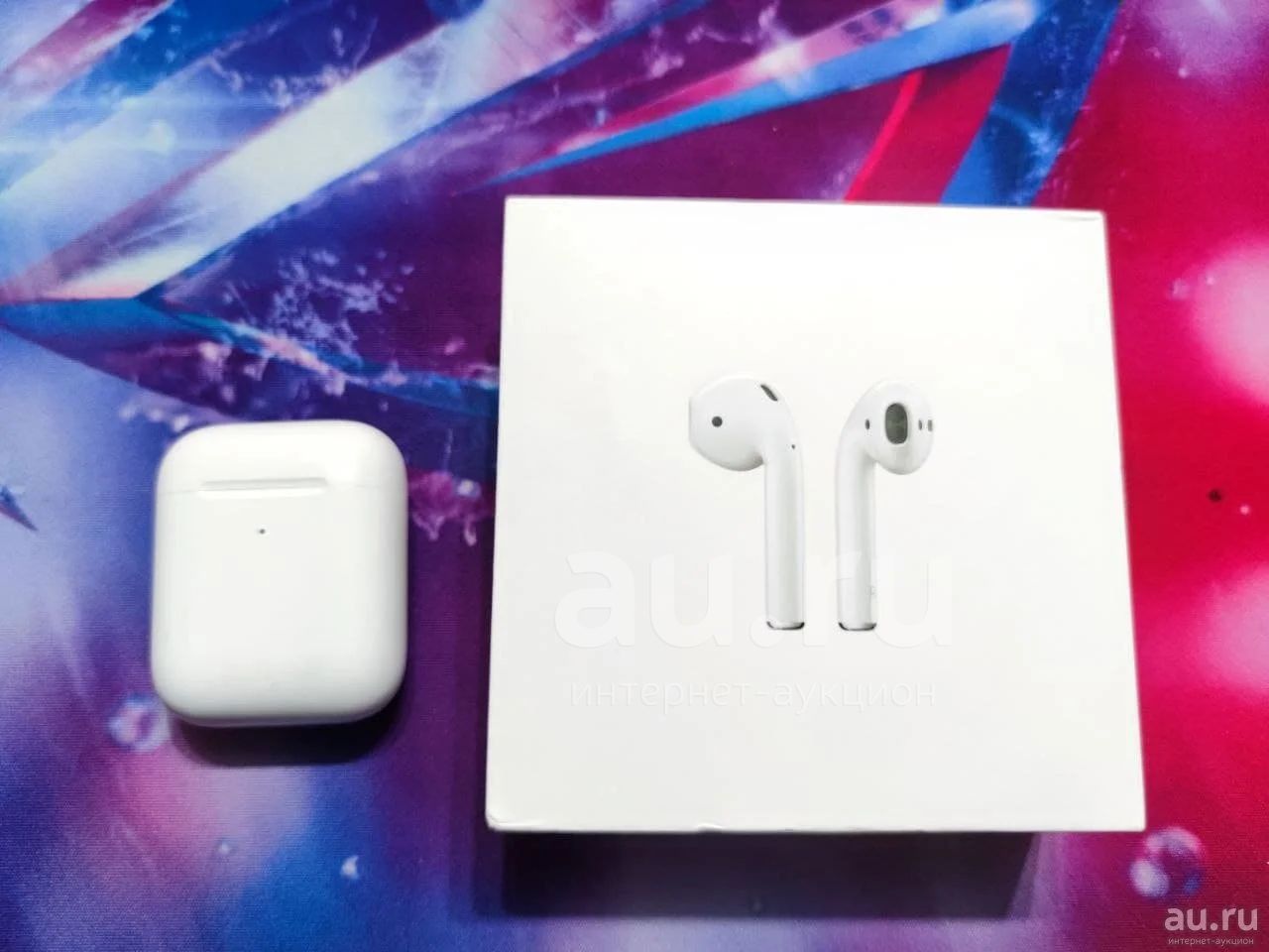 Оригинальные наушники Apple AirPods 2 {A1938} в футляре с возможностью ...