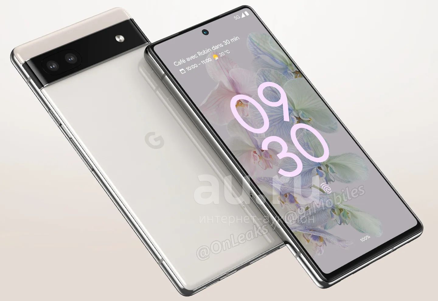 Смартфон Google Pixel 6A 6Gb/128Gb Chalk. Новый. Белый цвет. Смартфон с ...