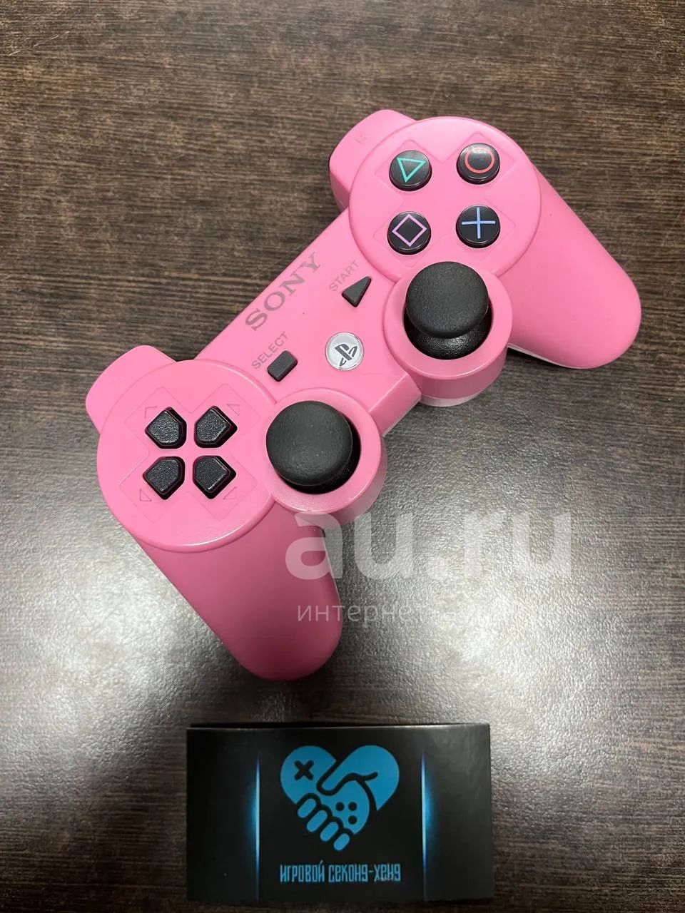 Розовый геймпад Dualshock 3 для Sony PlayStation 3 (аналог) PS3 PS ПС3 ...
