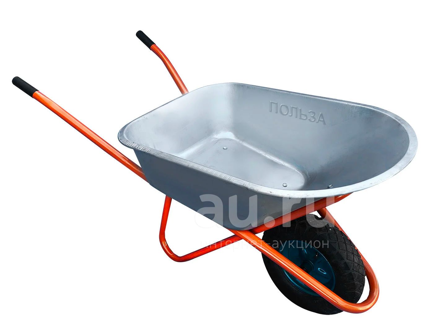 Тележка строительная 1-кол. TS120/1-PLUS V-120л, 250кг/колесо 4.00-8 ...