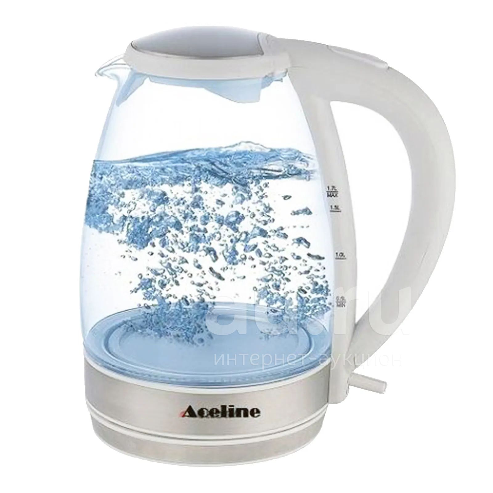 Новый Электрочайник Aceline G-3000 белый [1.7 л, 2200 Вт, скрытый ...