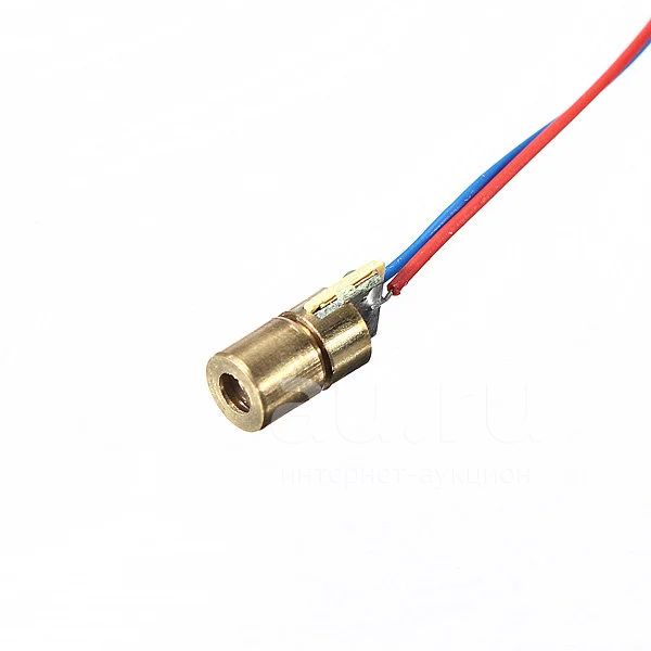 Лазерный диод для Arduino 650nm 5mW (лазер, laser, 650нм, 5мВт ...