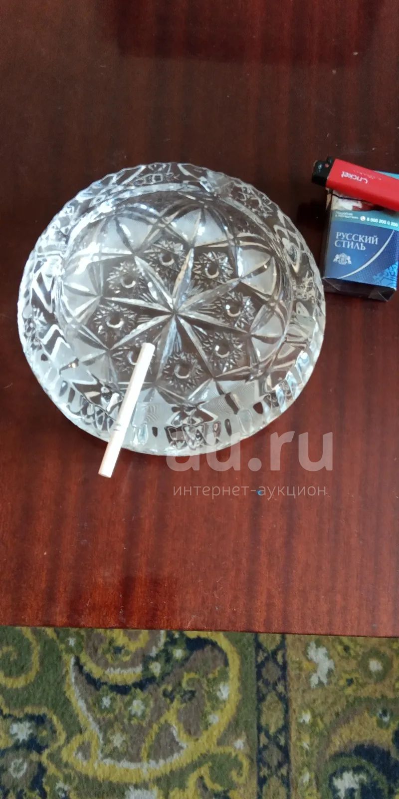 Хрустальная пепельница — купить в Красноярске. Состояние: Б/у ...