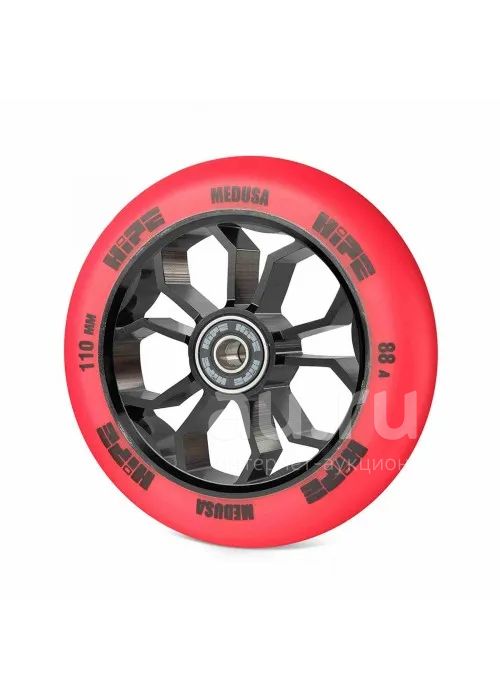 Колесо для ТРЮКОВОГО самоката HIPE 110мм Medusa wheel LMT36 red/core ...