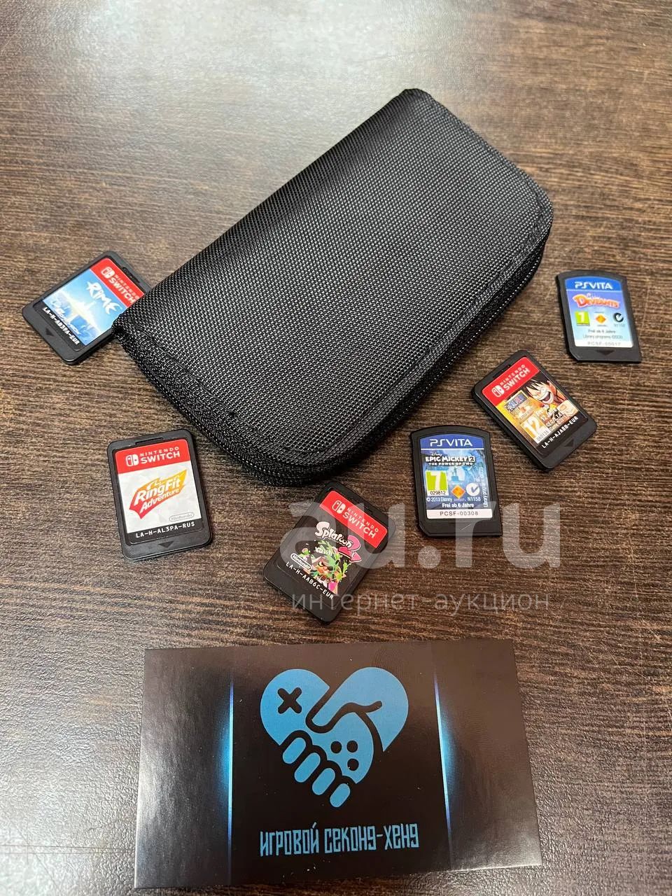 Кейс для флешек и картриджей Nintendo Switch / PS Vita футляр чехол ...