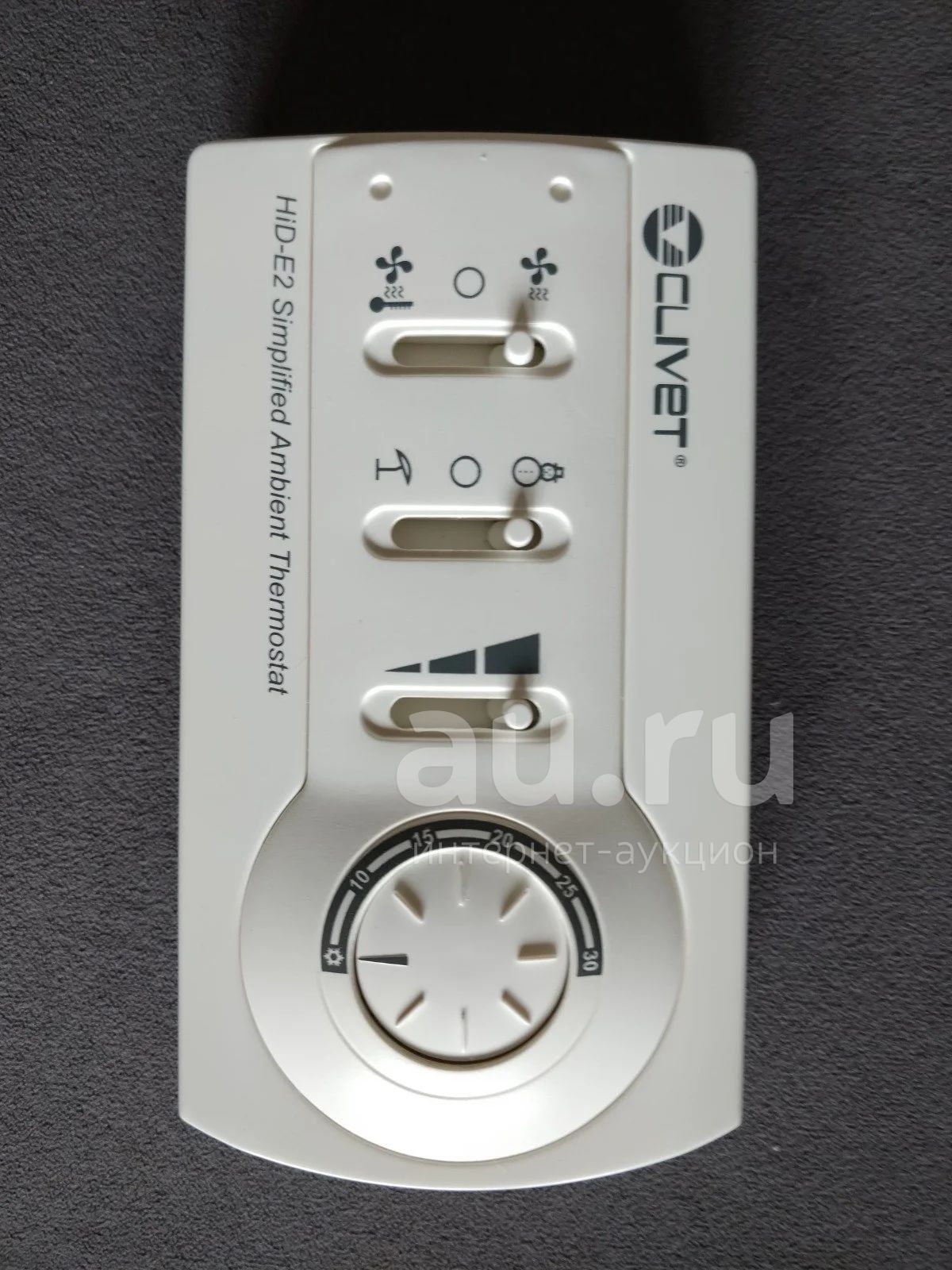 Clivet hid-e2 термостат пульт управления фанкойлом, теплым полом ...