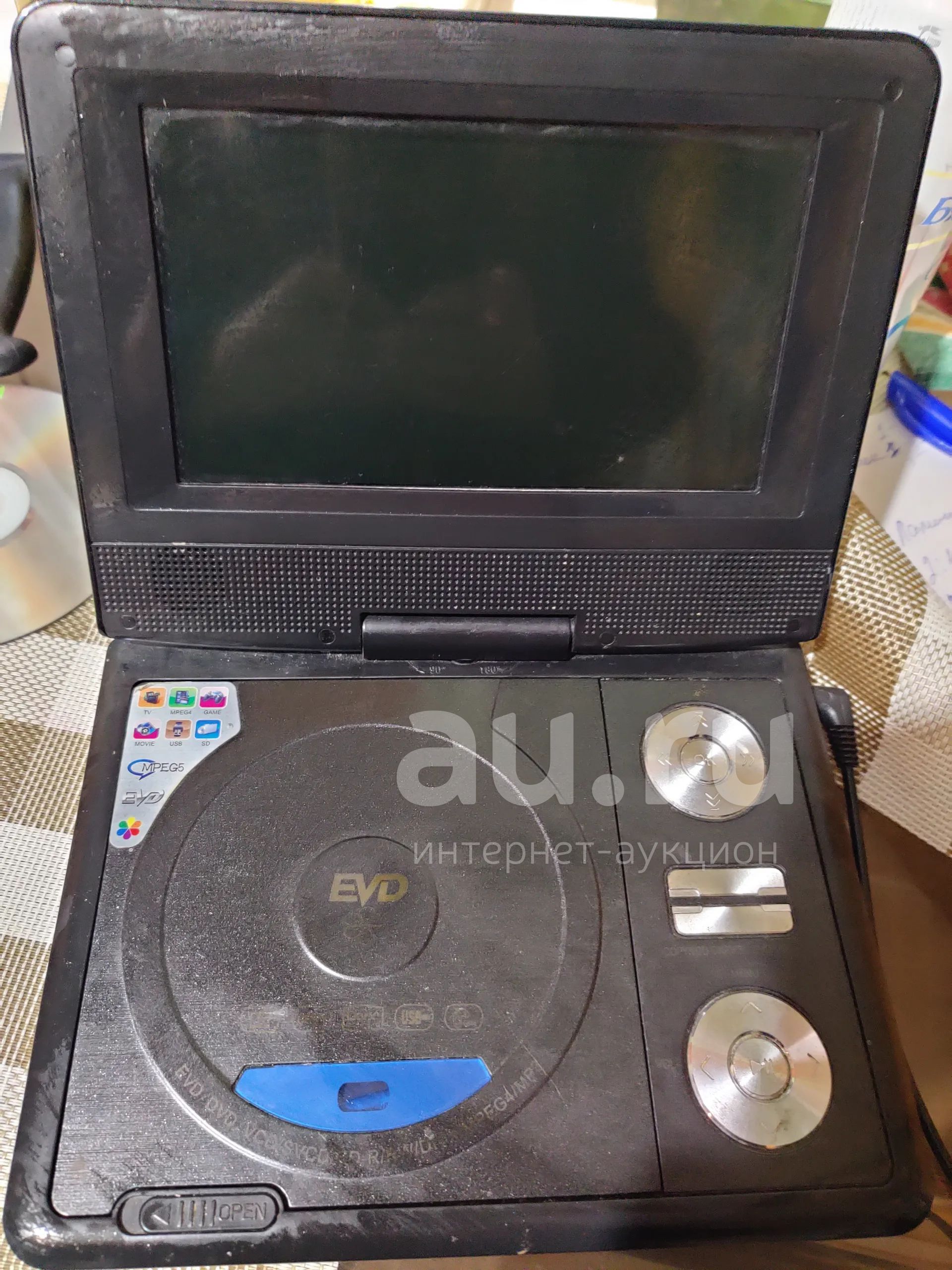 Портативный DVD плеер — купить в Красноярске. Состояние: Б/у. DVD, Blu ...