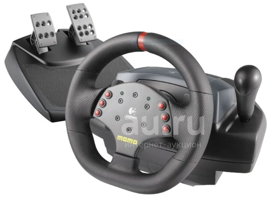 Logitech MOMO Руль — купить в Красноярске. Состояние: Б/у. Рули ...