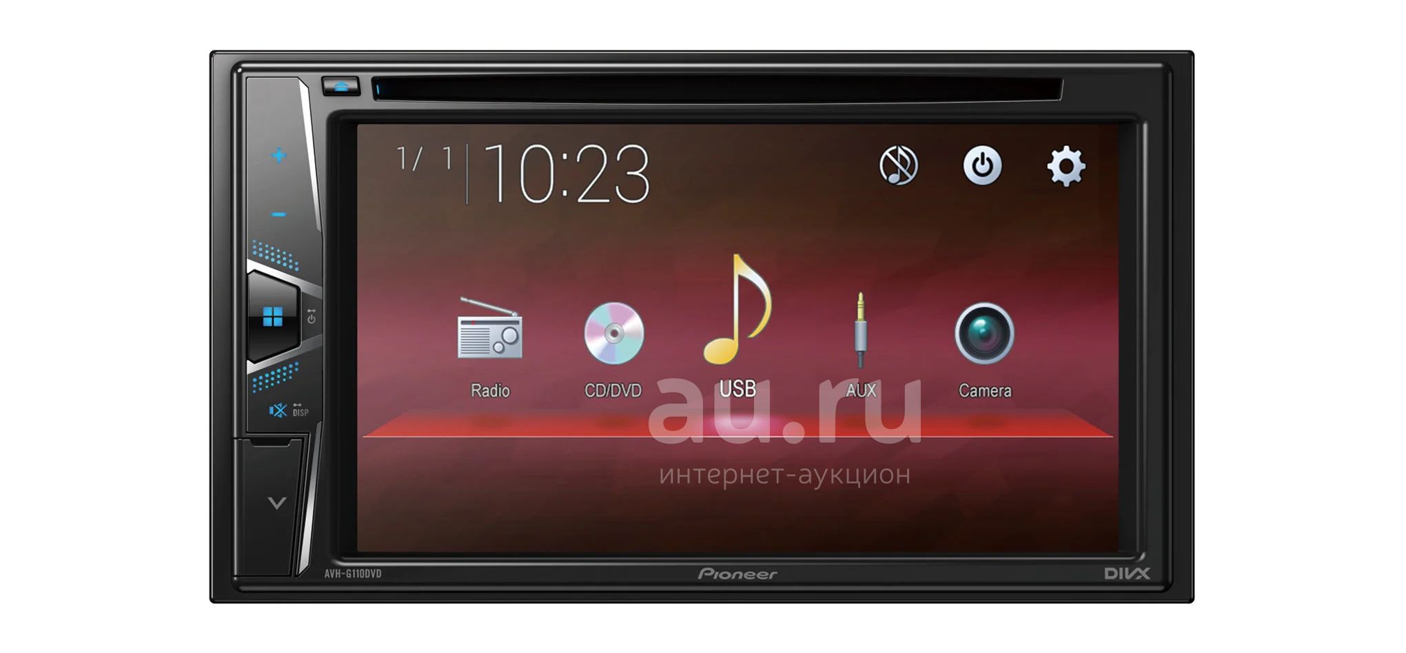 Pioneer AVH-G110DVD Резистивный сенсорный экран Clear Type с диагональю ...