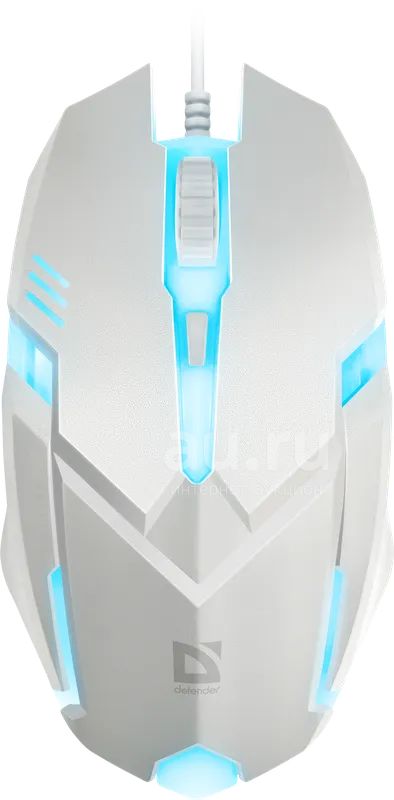 Мышь игровая Defender Cyber MB-560L БЕЛАЯ, игровая, оптика, 4 кнопки ...