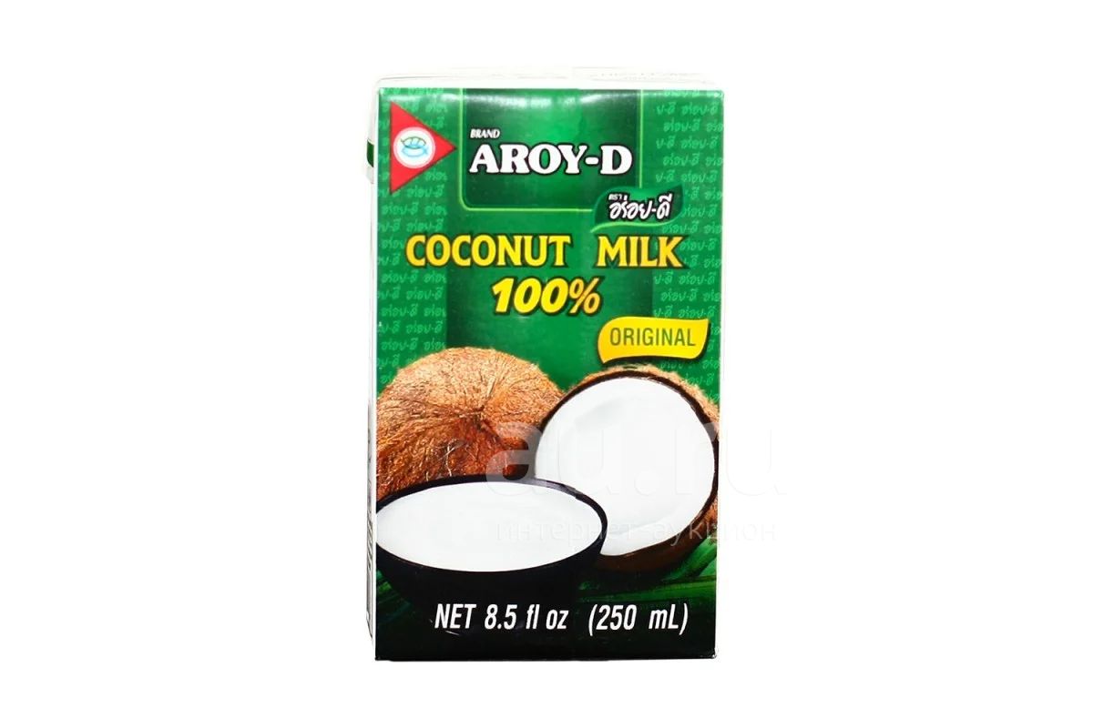 AROY-D Кокосовое молоко 250 мл. Tetra Pak (6шт/уп) — купить в ...