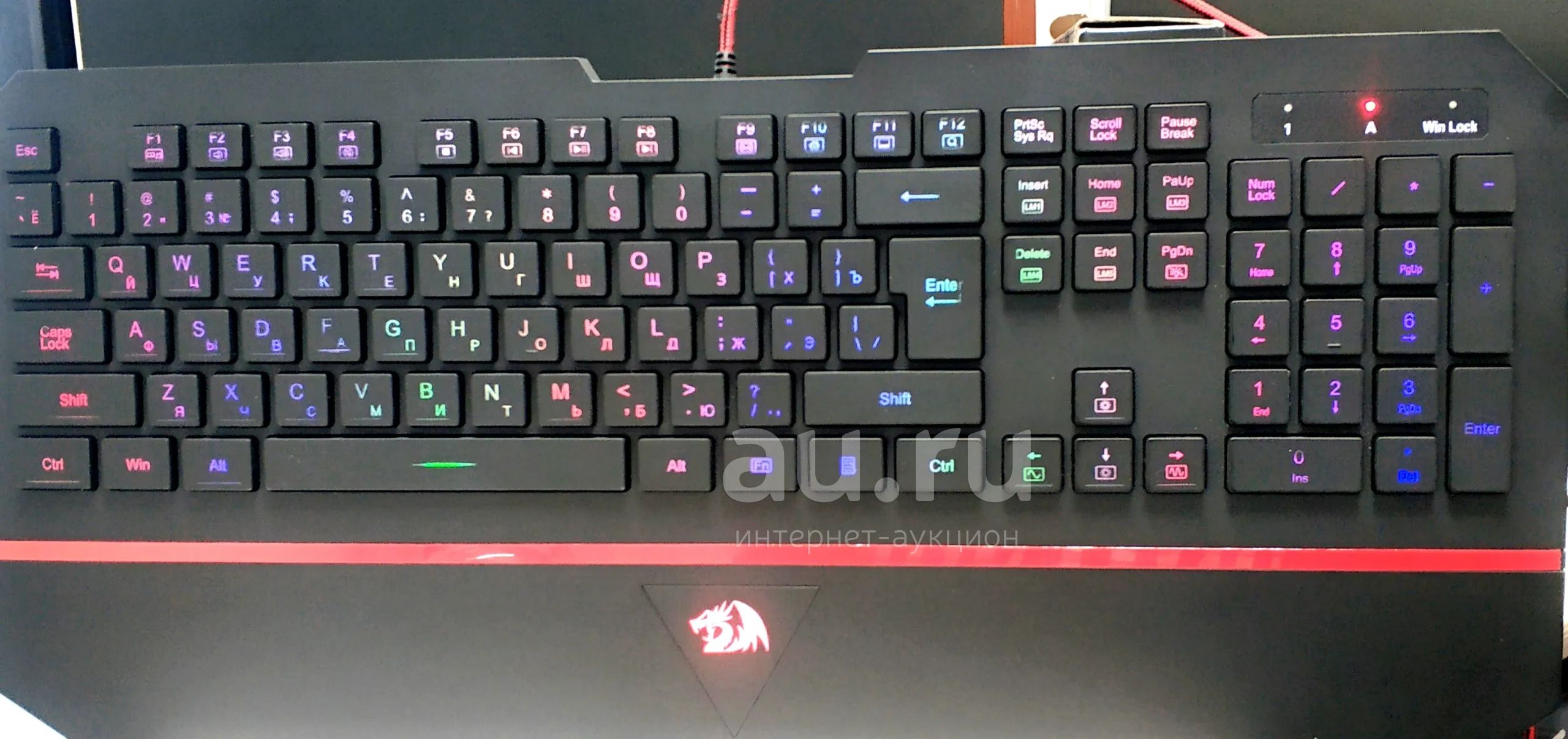 Клавиатура мембранная игровая с подсветкой Karura 2 K502RGB — купить в ...