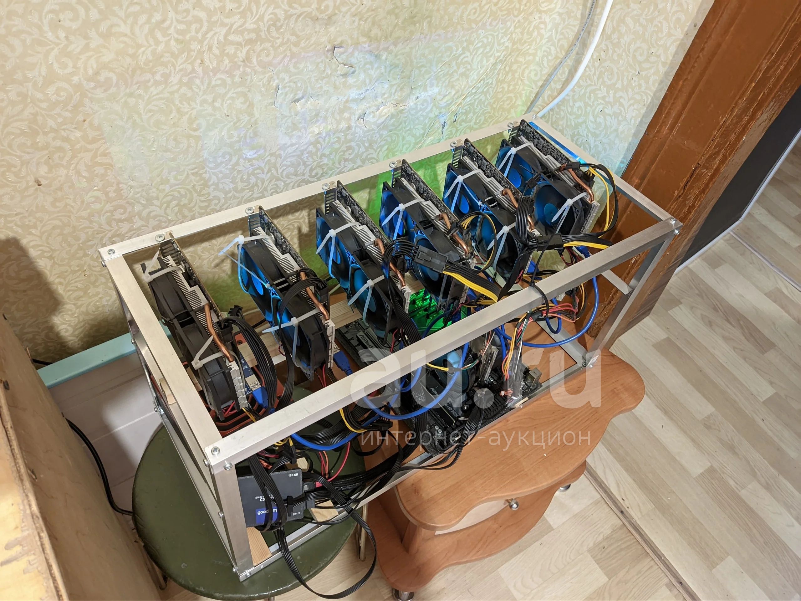 Майнинг ферма 6xP106-100 130 MH/s ETH — купить в Красноярске. Состояние ...