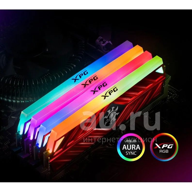 16Gb (2x8Gb) DDR4 A-Data XPG Spectrix D41 RGB 3200MHz AX4U32008G16A ...